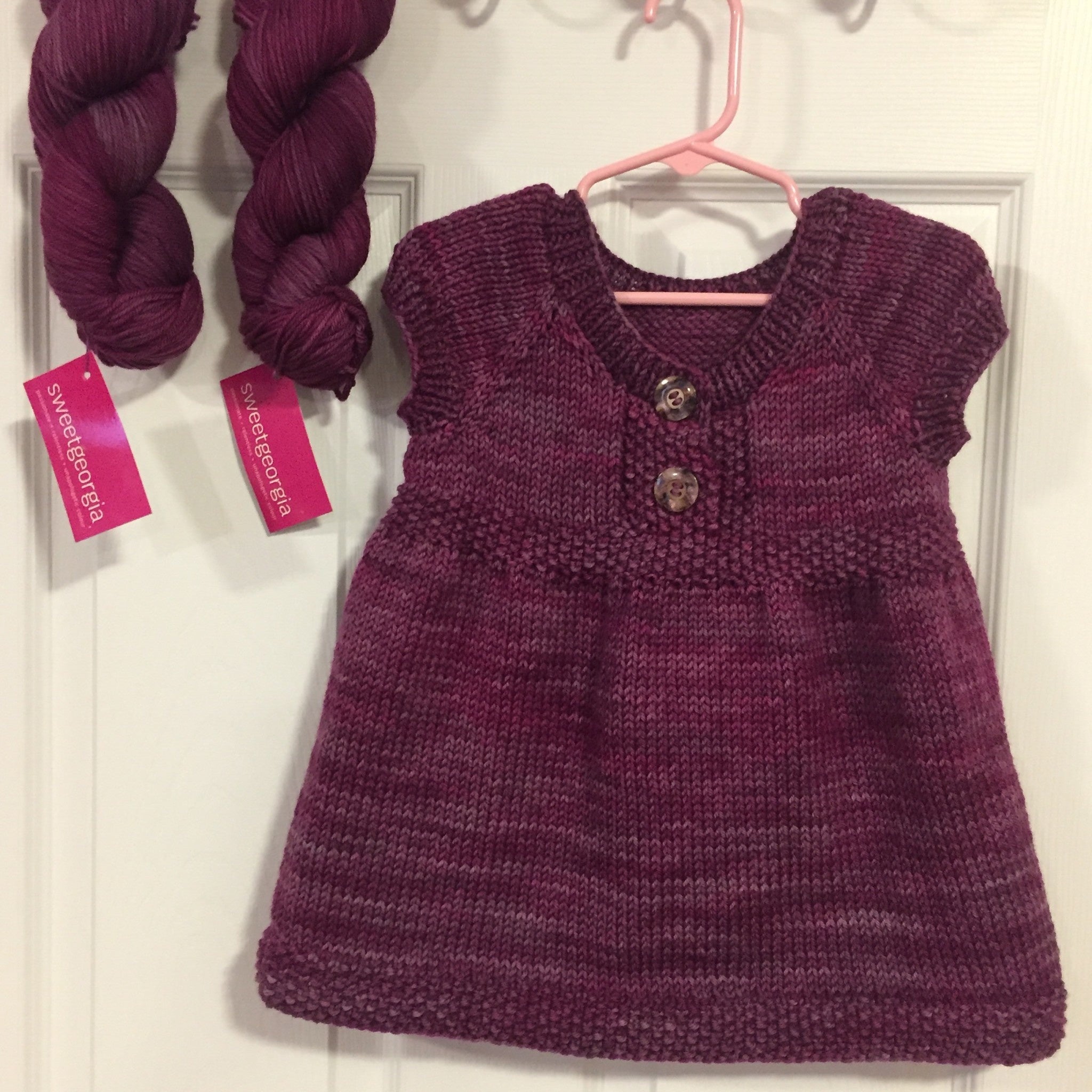 Simply Sweet Georgia Dress Pattern – Sue2Knits and Yarn