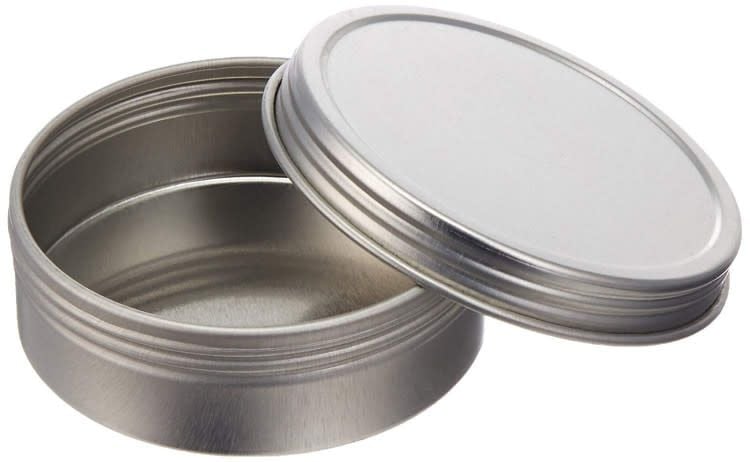Screw Top Round Tin Containers – Sue2Knits and Yarn